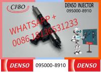 China Denso original095000-8910 095000-8911 Common Rail Injector for HOWO Engineering Equipment Replacement for OEM VG1246080051  original new injector for sale