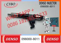 China Denso original  Common Rail Diesel Fuel Injector 098000-8011 VG124608005 VG1246080051 Injector Assy for HOWO A7 D12 Engine Truck original new injector for sale