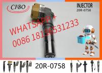 China original  20R-0758 Engine Parts Common Rail Injector Assembly 153-5938 174-7527 232-1172 for 3126 3412 Diesel Engine  original new injector for sale