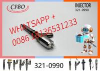 China original  321-0990 Diesel Fuel Injector Common Rail for C6.6 320D Tractor Excavator Spare Parts  original new injector for sale