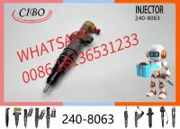 China original  240-8063 Diesel Injector Fuel Injection Nozzle Rail Injector for C9 C7 330D 336D Excavator Construction Machinery new injector original new injector for sale