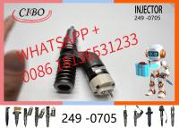 China original  249-0705 Common Rail Fuel Injector Oil Injector Assy Replacement 10R-1274 239-4908 for Excavator 355 352 345D  original new injector for sale