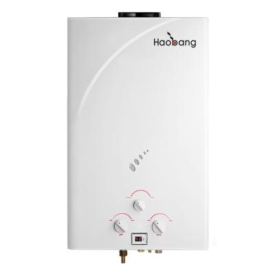 China Universal Instant Gas Water Heater 6 Liter Low Pressure Start Up for sale