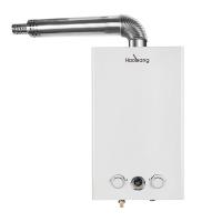 China 10 Liter 220V Gas Water Heater Forced Exhaust Type White LED 20Kw for sale