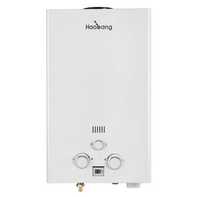 China 6L Instant Gas Water Heater Wall Mounted Tankless Shower Heater for sale
