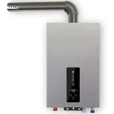 China 110-220V Constant Temperature Gas Water Heater 18L Sliver Balanced for sale