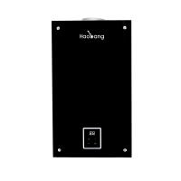China 10L Black Flue Exhaust Gas Water Heater Screen Control For Shower for sale