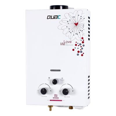 China Glass Paintings 12KW Gas Water Heater 100PCS White Flue Exhaust for sale