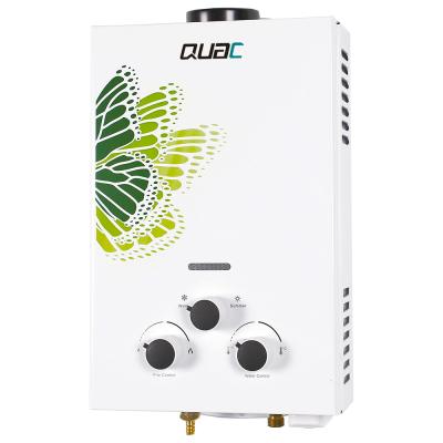 China Cold Plate Paintings Gas Water Heater Automatic Protection White for sale