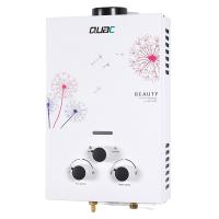 China 6L 12KW NG Gas Water Heater Optional Summer & Winter Switch White for sale