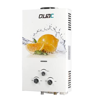 China Flue Exhaust Type 12V Bathroom Kitchen Tankless Gas Water Heater for sale