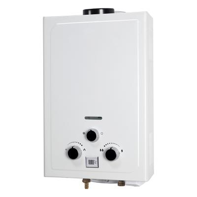 China LPG NG Instant Gas Water Heater Flue Type Outdoor Shower 6L for sale