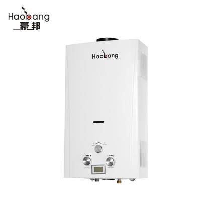 China 20kW LPG NG Gas Water Heater Instant Tankless Type White Coated for sale