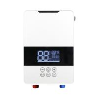 China Instant Electric Water Heater Acrylic Panel 5500W Tankless Shower for sale