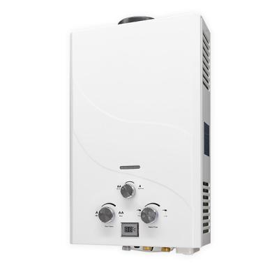 China Flue Exhaust 2.64GPM Instant Gas Geyser LPG NG Water Heater for sale