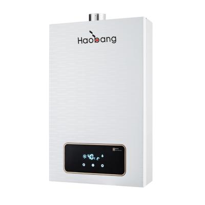 China Saving Water Heater White Household LPG NG with Digital Display Screen for sale