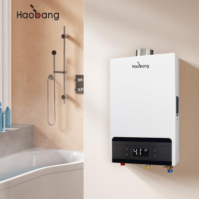 China 220V Forced Exhaust Gas Water Heater With Silk Screen Printing Logo And High Thermal Efficiency ≥93% for sale