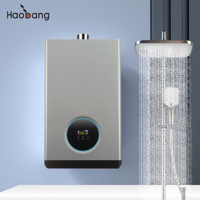 China Indoor Installation Type Forced Exhaust Gas Water Heater Flue Size 50MM Temperature Control Range 35-80 Degree for sale