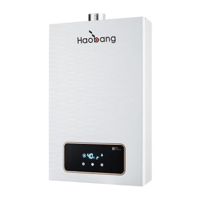 China 8L-12L Digital LED Gas Water Heater Forced Exhaust Copper Heat Exchanger for sale