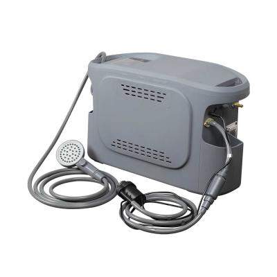 China Portable Outdoor Travel Gas Water Heater with Temperature Control Range from 35-50 Degree for sale