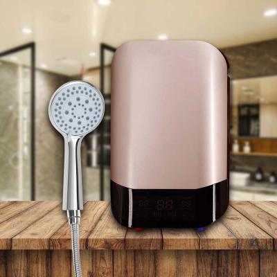 China Touch Control 8KW Tankless Water Heater Including Water Flow Sensor Lightweight 25 Kg Compact Unit for Instant Hot Water for sale