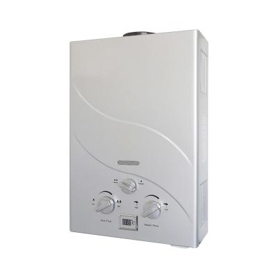 China Outdoor Installation Flue Gas Water Heater Incorporating Low Water Pressure Start and Flue Exhaust for Continuous Heating for sale