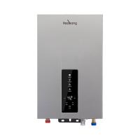 China Heat Input 21kW Forced Exhaust Gas Water Heater Featuring Digital Display Temperature Control and Forced Exhaust Fan System for sale