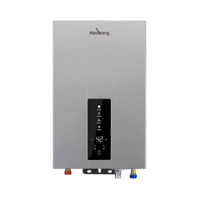 China Heat Input 21kW Forced Exhaust Gas Water Heater Featuring Digital Display Temperature Control and Forced Exhaust Fan System for sale