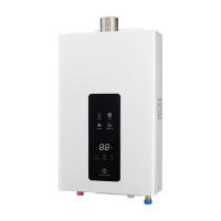 China Heat Input 21kW Forced Exhaust Gas Water Heater Featuring Electronic Ignition and Temperature Control Range 35 to 80 Degree Heating Solution for sale