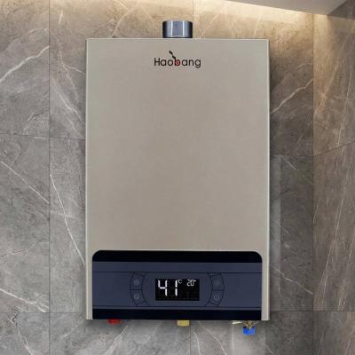 China 90MM Flue Dimension Power Vented Gas Water Heater Electronic Ignition Energy Solution for Commercial Water Heating Needs for sale