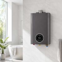 China Flue Size 60 MM 50 MM Forced Exhaust Gas Water Heater Water Flow Rate 2.64 GPM Temperature Range 35 80 Degree Thermal Management for sale