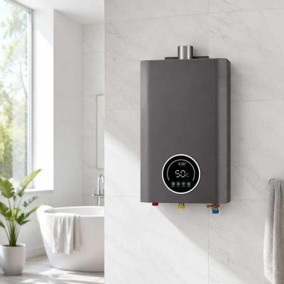 China Flue Size 60 MM 50 MM Forced Exhaust Gas Water Heater Water Flow Rate 2.64 GPM Temperature Range 35 80 Degree Thermal Management for sale