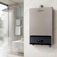 China 10L Instant Constant Temperature Gas Water Heater 21kW Forced Exhaust NG Unit with Copper Heat Exchanger & ±0.5°C Control for sale