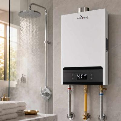 China Voltage 220V Forced Exhaust Gas Water Heater Temperature Control Range 35-80 Degree All Color Will Be Heating Solution for sale