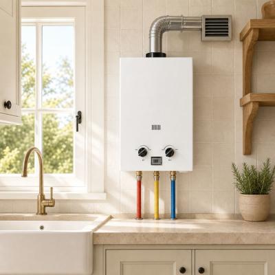 China Water Pressure 0.02 to 0.8MPa Instant Gas Water Heater Gas Ignition System Long Lasting Components Designed for Continuous for sale