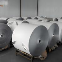 China 68GSM 69GSM Metallized Paper Silver Roll Paper For Label Printing for sale