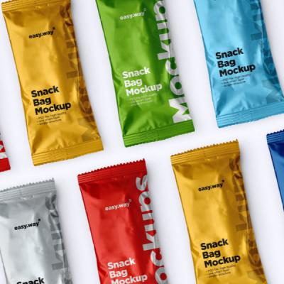 China Colorful Gravure Printing Aluminum Foil Bags Pouches Metallized Film For Food Packaging for sale