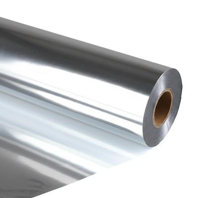 China Light Barrier Properties Aluminized Plastic Film Silver Coated Packaging for sale