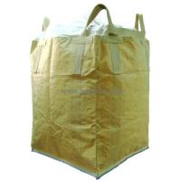 China Durable PP Container FIBC Bulk Bag 37x37x47 with 2500 lbs SWL and 5:1 Safety Factor for Sand and Cement for sale