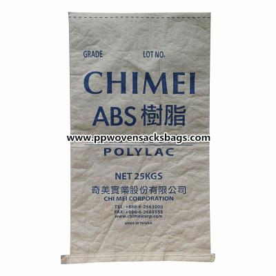 China Recycled Kraft Paper Multiwall Bags 51x81cm 140g/m² Laminated Polypropylene for ABS Resin Packaging for sale