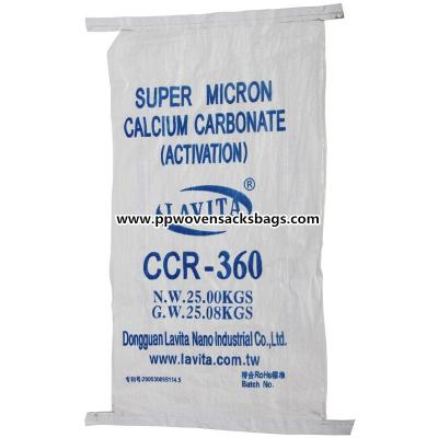 China 25 kg Polypropylene Valve Sealed Bags | 46x78 cm PP Woven Sacks for Calcium Carbonate & Industrial Powders for sale