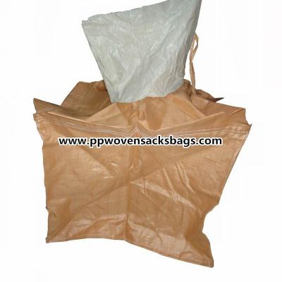 China 37x37x47 Inch PP Jumbo Bag with 1000kg Capacity and 5:1 Safety Factor for Sand and Cement Packaging for sale