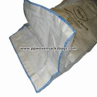 China Industrial PP Jumbo Bag 37x37x47 Inches with 500-3000kg Capacity and 5:1 Safety Factor for Bulk Material Handling for sale