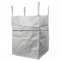 China Custom FIBC Bulk Bags with Lifting Loops - 1000kg Capacity, 37x37x47 Inch Size, 5:1 Safety Factor for sale