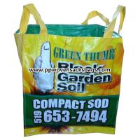 China BOPP Film Laminated PP Woven Ton Bags - 37x37x47 Inch Size, 500-3000kg Load Capacity, ISO 9001 Certified for sale
