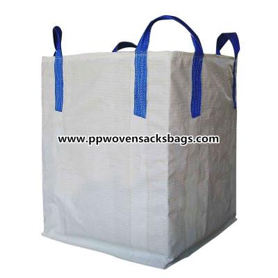 China 1 Ton PP Woven FIBC Bulk Bags 37x37x47 Inches with 5:1 Safety Factor for Chemical and Industrial Packaging for sale