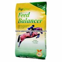 China BOPP Laminated Woven Polypropylene Horse Feed Bags 20-80cm Width with 102g/m² Weight and Food-Grade Certification for sale