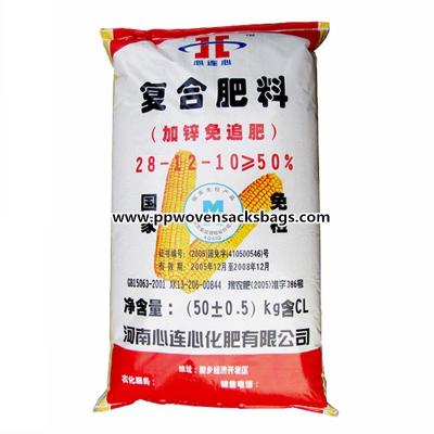 China BOPP Laminated Fertilizer Packaging Bags with PE Liner - 50x84cm Size, 105 g/m² Weight for NPK Fertilizer for sale