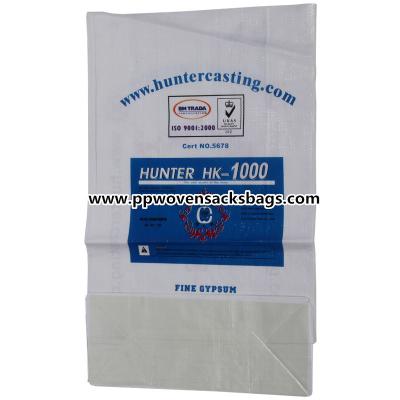 China Recycled Block Bottom PP Woven Packaging Sacks 51x84cm 73g/m² for Grain and Flour for sale
