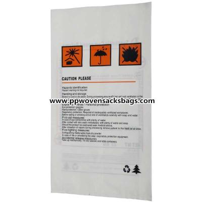 China Custom Polyethylene Packaging Bags 51x76cm for Synthetic Compound Polymer 25-50kg Capacity 90g/m² Weight for sale